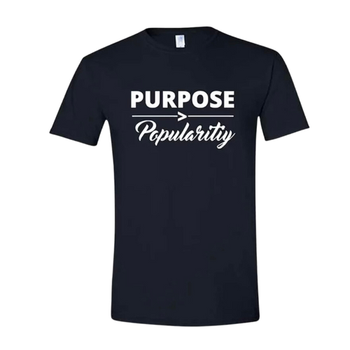 PURPOSE OVER POPULARITY TEE | Lynesha Marie