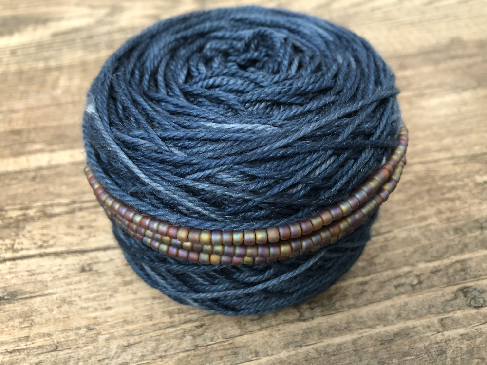 Simple Steps to Threading Beads onto Knitting Yarn