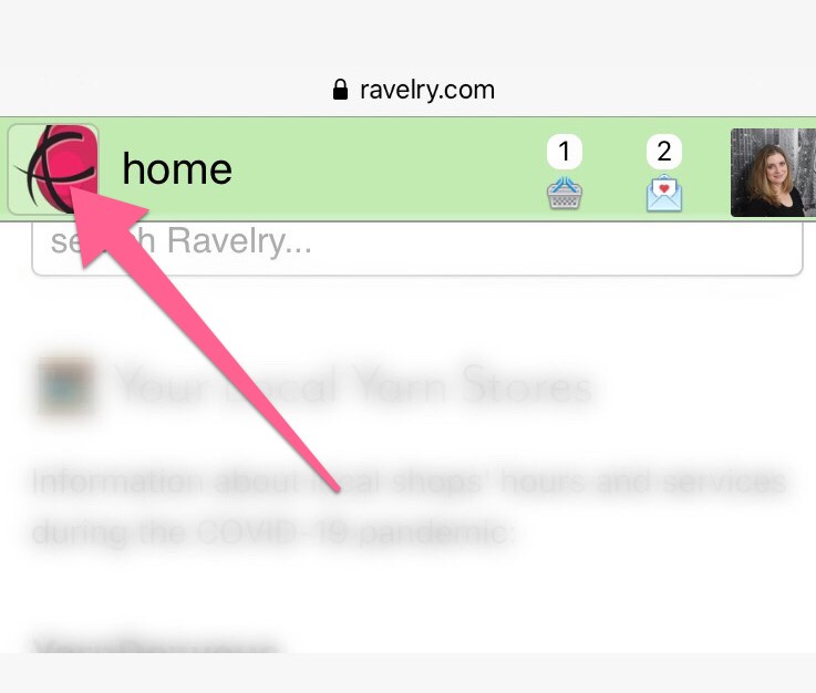 How to Post a Project to Ravelry from Your Cellphone - Photo Tutorial