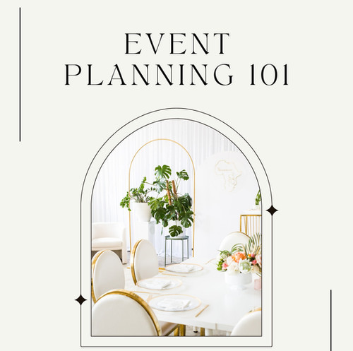EVENT PLANNING 101 | Thérèse Nicole