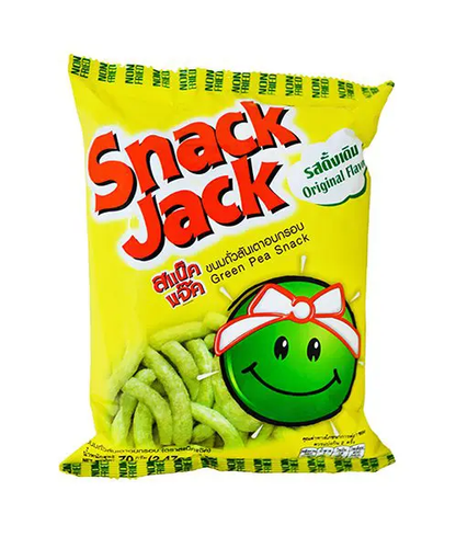 SNACK JACK Green Pea Snack Original Flavour ขนมถั่วลันเตาอบกรอบสเเน็ค ...