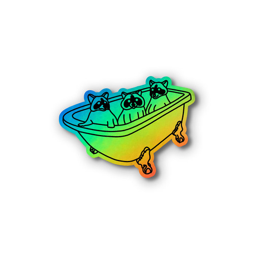 H Raccoons Bath | Casedoit