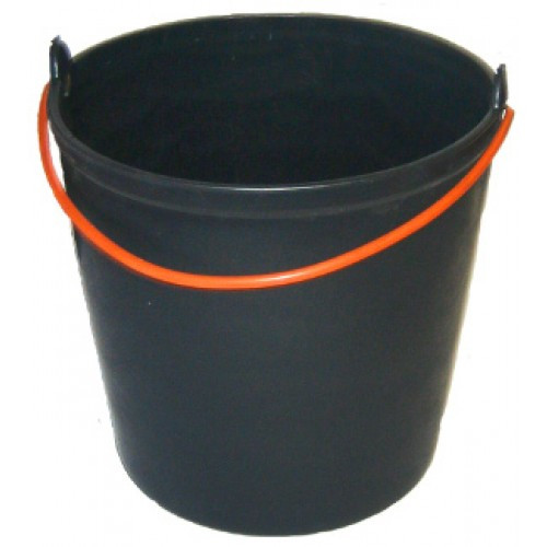 Balde Preto Plástico 10L | JSM 1997