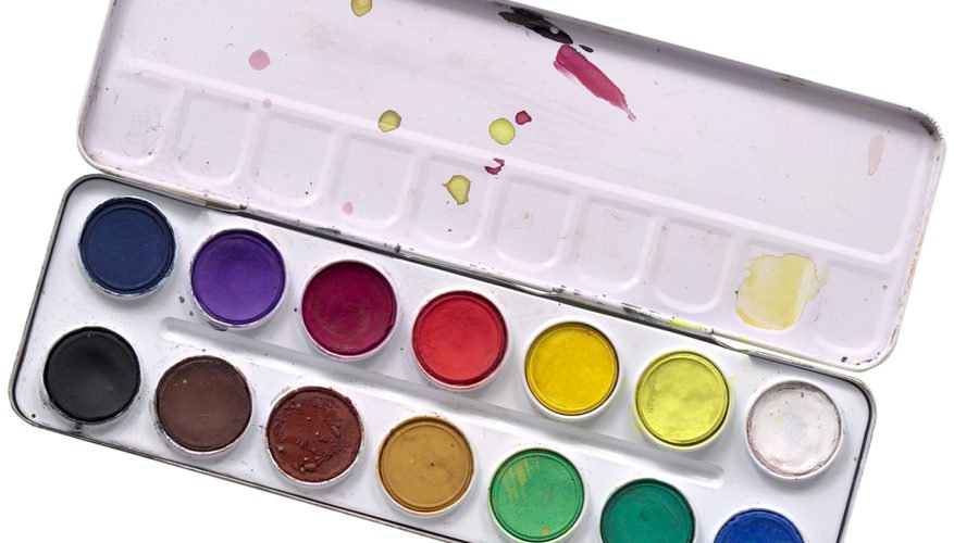 Cómo hacer el color rosa fuerte usando acuarelas