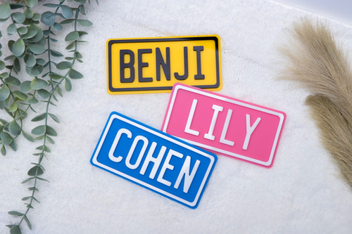 Colorado 3D Acrylic Mini Name Plates | Coji Designs