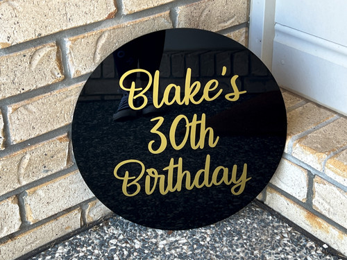 Eastmain Custom Acrylic Birthday Sign | Coji Designs