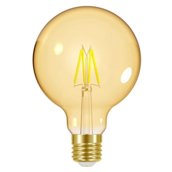 LED G125 GOLD FILAMENT GLOBE E27/ES | Lightsaver