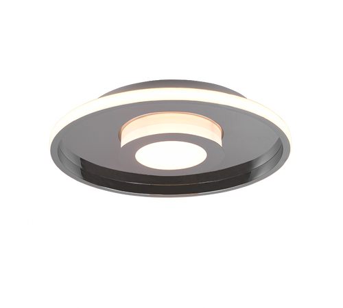 Round Chrome LED IP44 Ceiling Light | Lightsaver