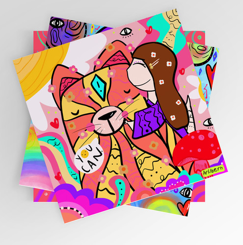 You can 8x8 print | ariubertiart