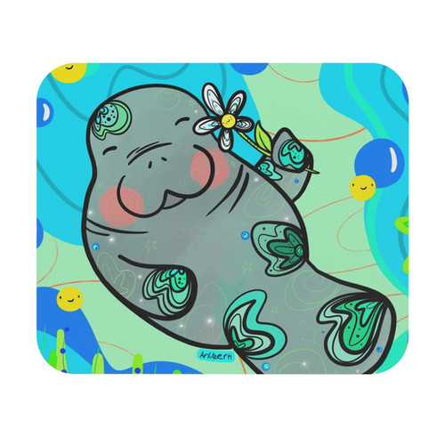 Manatee Mouse Pad | ariubertiart
