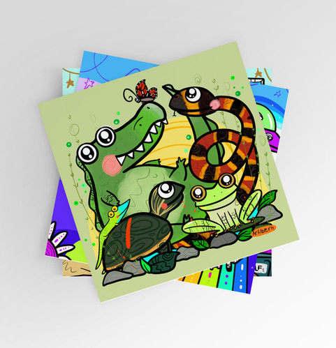 Florida Green critters | ariubertiart