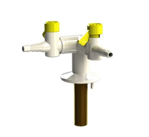 Two Way Gas Tap with Non Return Valve - Bench Mounted - 900033-NRV | M ...
