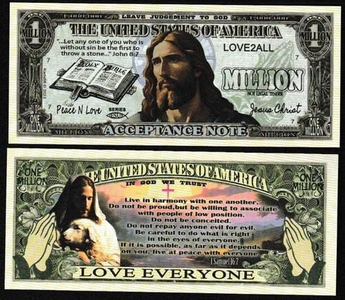 Christian Acceptance Note - Love Everyone | Novelty Notes