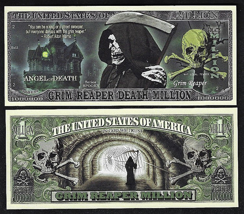 Grim Reaper Death Million | Novelty Notes