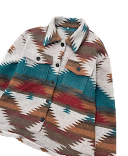 Aztec Jacket | Southern Peacock Glo