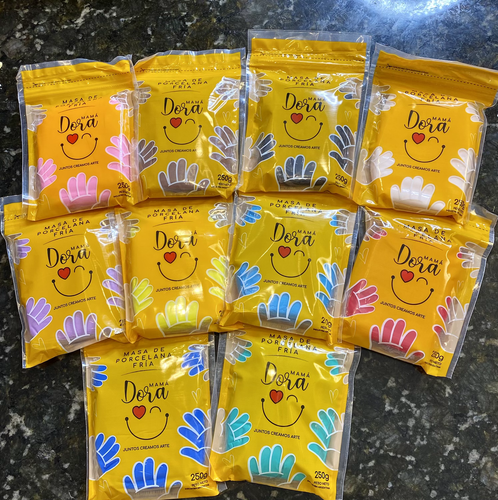 Mama Dora Traditional Cold Porcelain - Colorful Air Dry Clay for Crafts