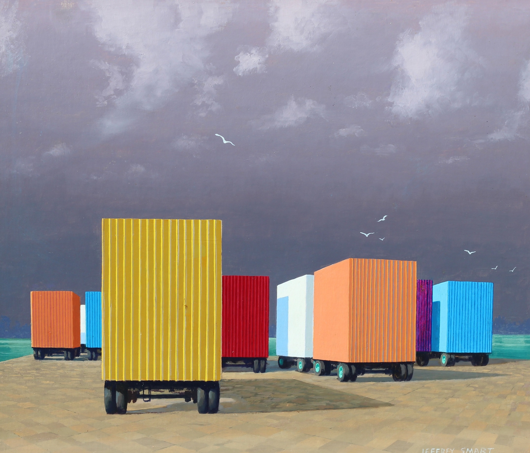 Jeffrey Smart | Jeffrey smart, Smart art, Australian art