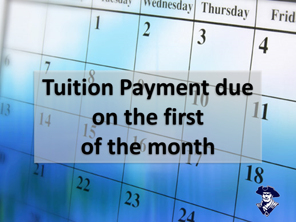 Tuition payment due