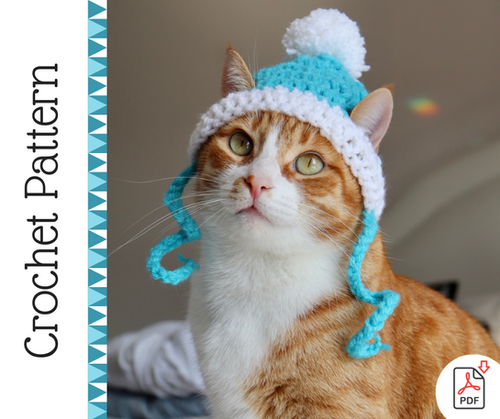 Cat Beanie Crochet Pattern | pawsomecrochet