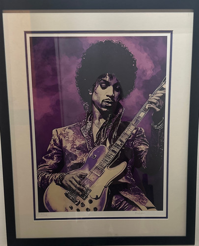 Malcom “His Purple Majesty” with COA 30/100 | J Tilden's Gallery