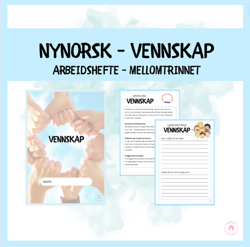 NYNORSK, Arbeidshefte-vennskap, MELLOMTRINNET | Sammen om skole