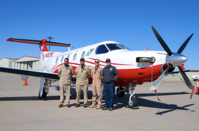 State Fire Agency Sends Aircraft to Help Fight Texas Wildfires
