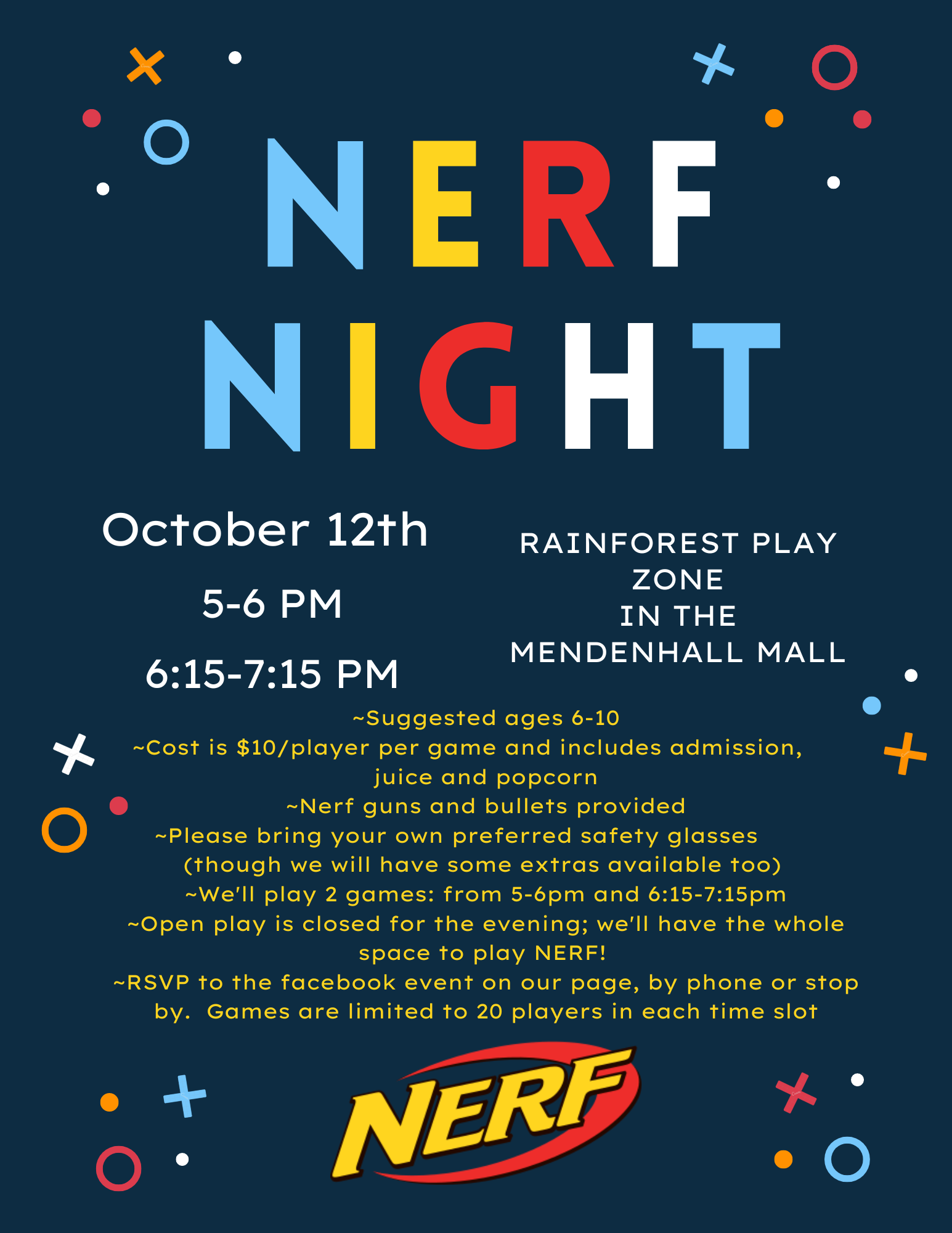 Nerf Night | Rainforest Play Zone