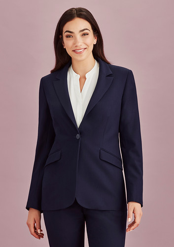Siena Longline One Button Jacket | Uniform Fashions60717 BIZ CORPORATES ...