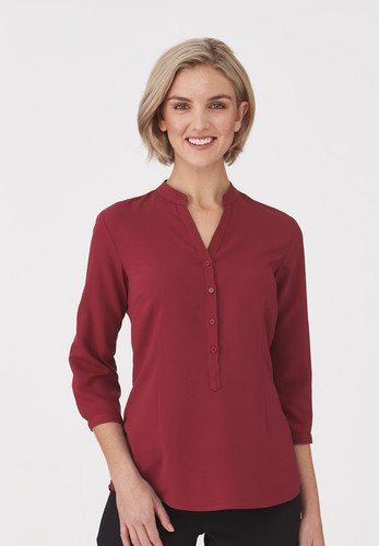 So Ezy 3/4 Sleeve Blouse | Uniform Fashions2263 CITY COLLECTION https://www.uniformfashions.com ...