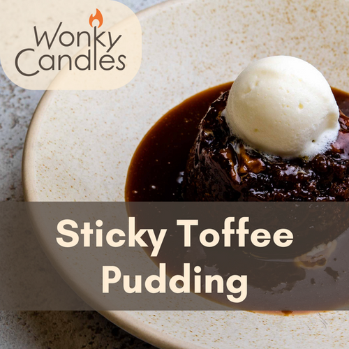 Sticky Toffee Pudding Wax Melt Clamshell | Wonky Candles