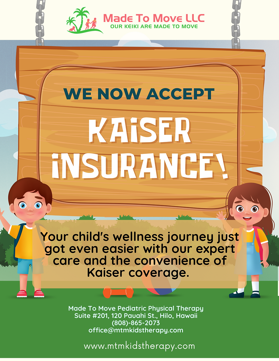 In-Clinic and In-home Pediatric Physical Therapy | Made to Move LLC | Hilo