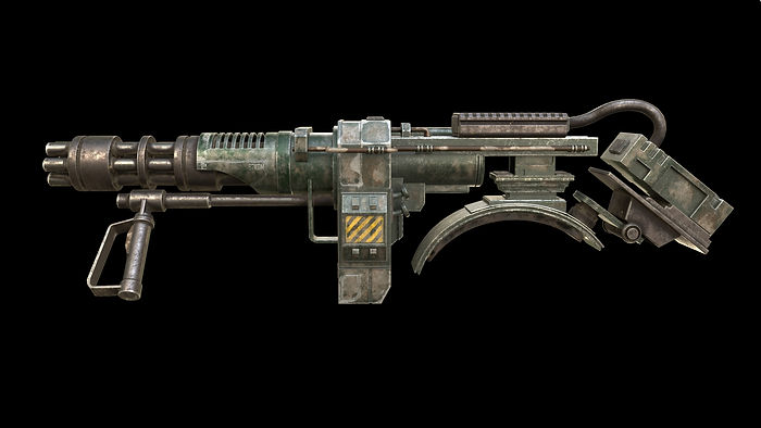 Shoulder Mounted Minigun | Ariel Shtern's Art