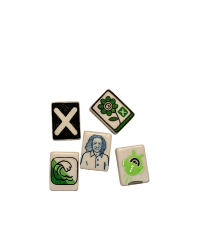 CUSTOM Mahjong tile set- Hand painted | KimberlyRobertStudio