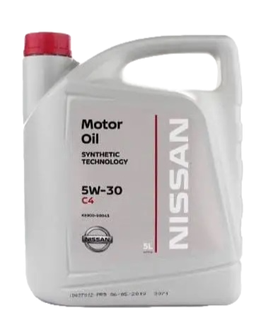 Nissan Motor Oil Synthetic Technology 5W-30 C3, (5L) | SkandiShop