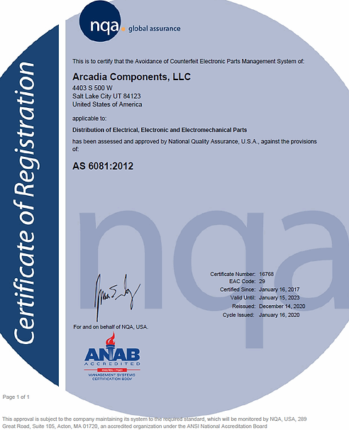 Arcadia | AS5553 / AS6081