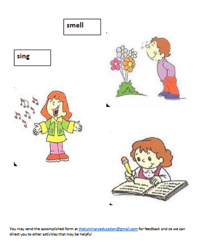 GUIDED WORKSHEET: IMITATING ACTIONS, PLAYING PROPERLY, COLORING SKILLS ...