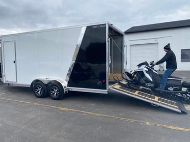 Inline Trailer | Durabull Trailers | Snowmobile Trailers