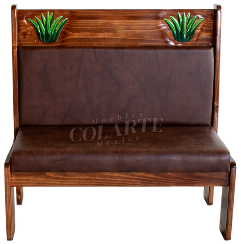 Booth Mi México Tallado y Pintado a Mano Artesanal para Restaurante ...