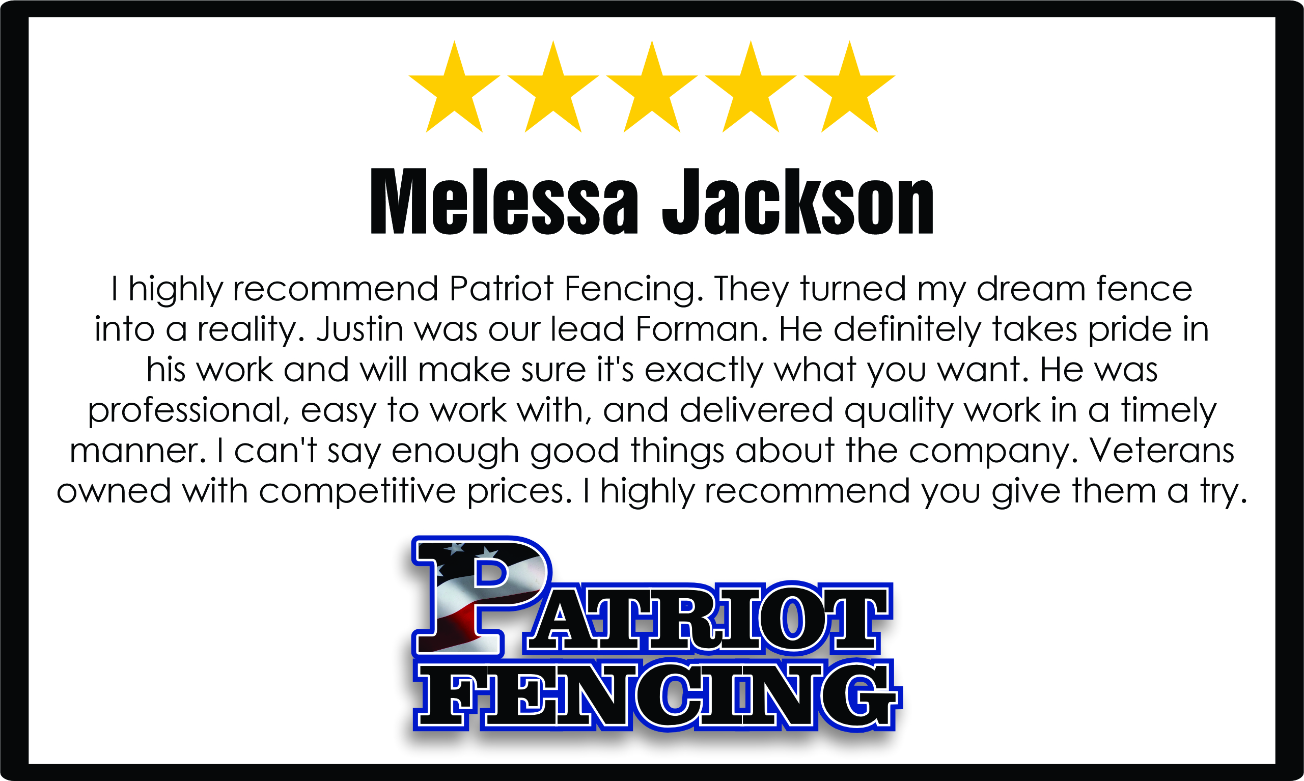 Cost to Install a Fence | Patriot Fencing – Piney Green, NC