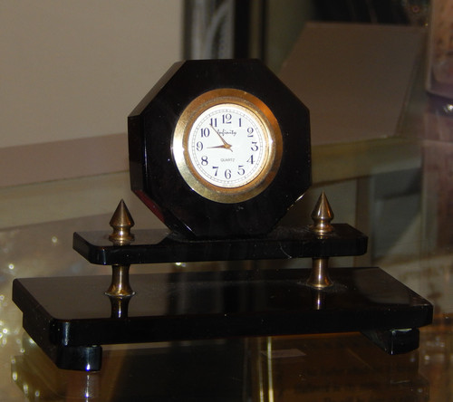 Obsidian Clock "Quartz" | Saint Gregory Church