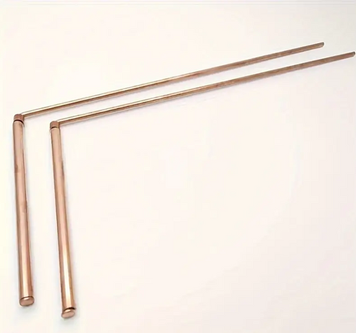 Dowsing Divining Rods (Copper) - water, ore, gemstones, foundations ...