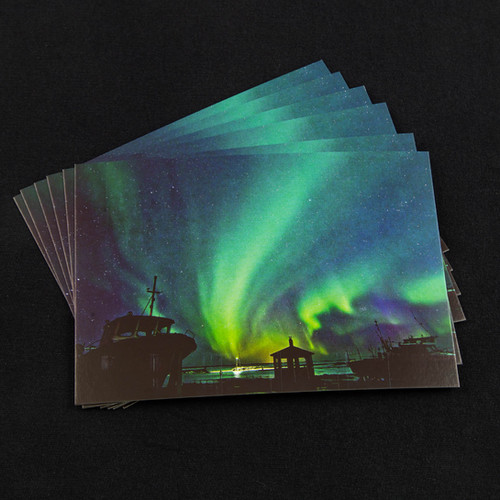 AURORA POSTCARD SET – 6 identical postcards | Nordland Aurora