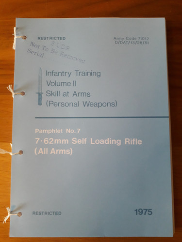 MOD Training Manuals | Birmingham Militaria