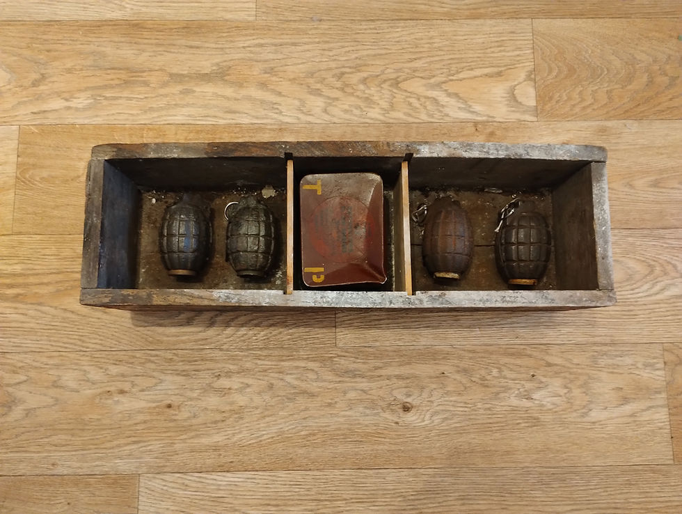 Mills Grenade Transit Case & Detonator Box | Birmingham Militaria