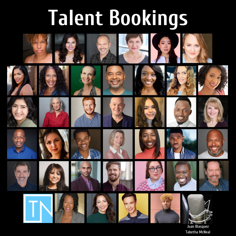 Talent Bookings 6-9-23