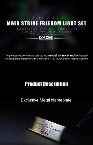MGEX: Strike Freedom LED Light Set | AMJUnlimited