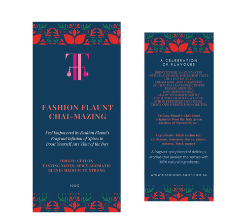 Chai Loose Leaf Box 100grams | Fashionflaunt