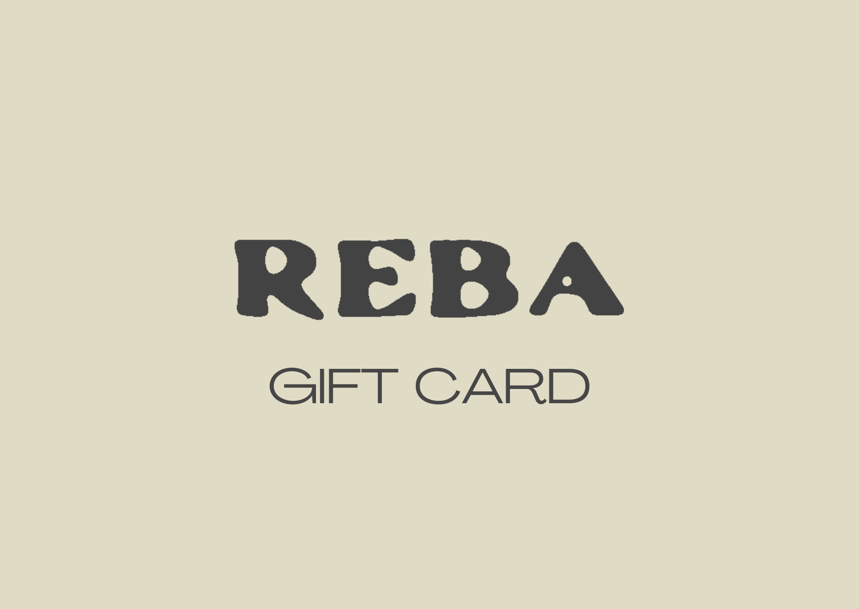 Gift Card | Reba Collection