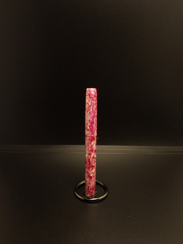 "Raspberry Swirl" resin Velma Fountain Pen | bonecrusher7studios