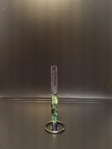 "Guilded Green Bit O Luck" resin Velma Fountain Pen | bonecrusher7studios